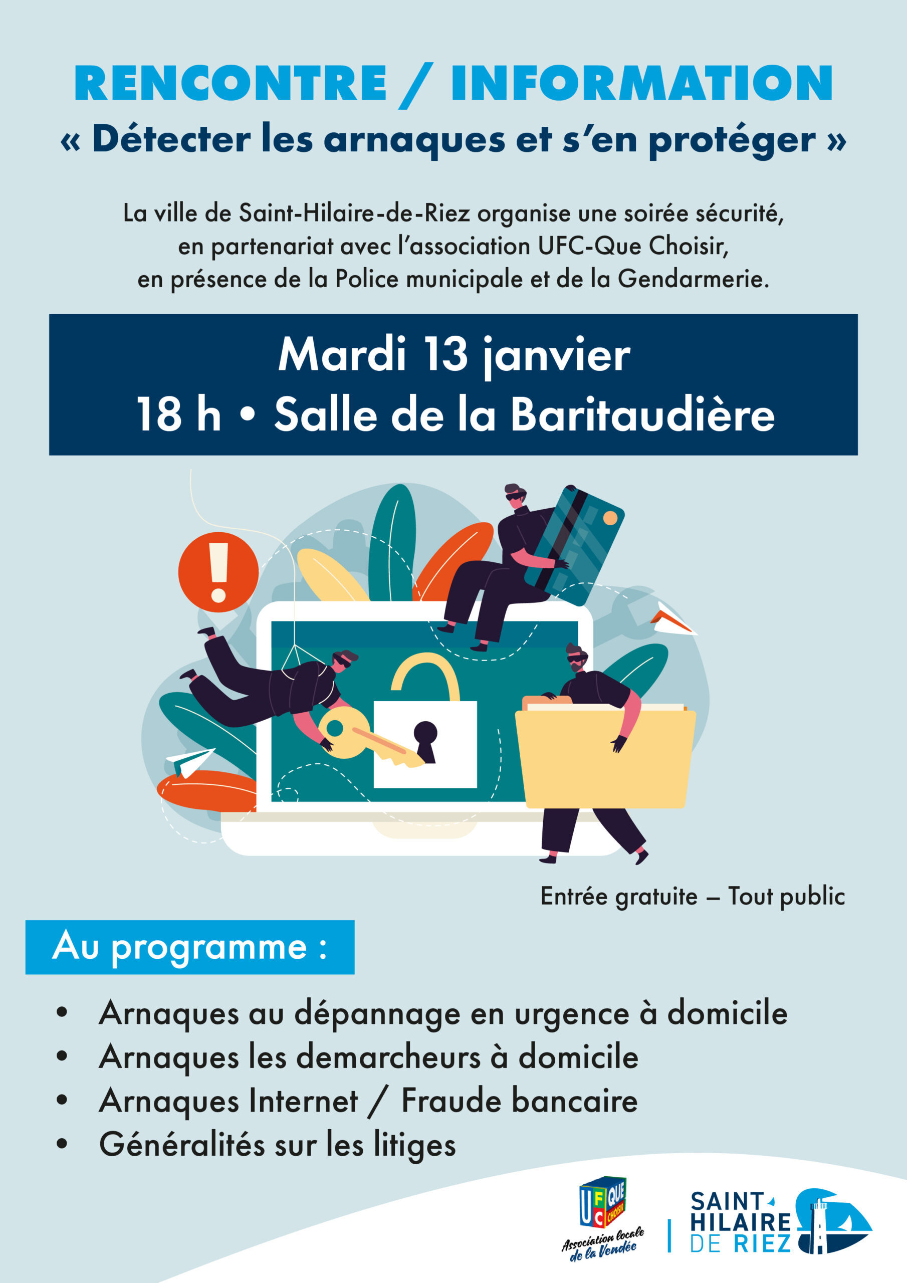 Rencontre / Information « Détecter les arnaques et s’en protéger ...